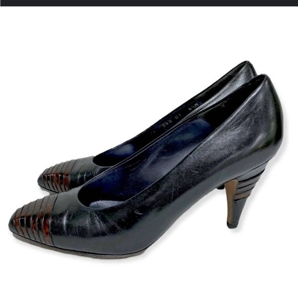 Bally | Shoes | Bally Vintage Kathleen Leather Pump Heels | Poshmark